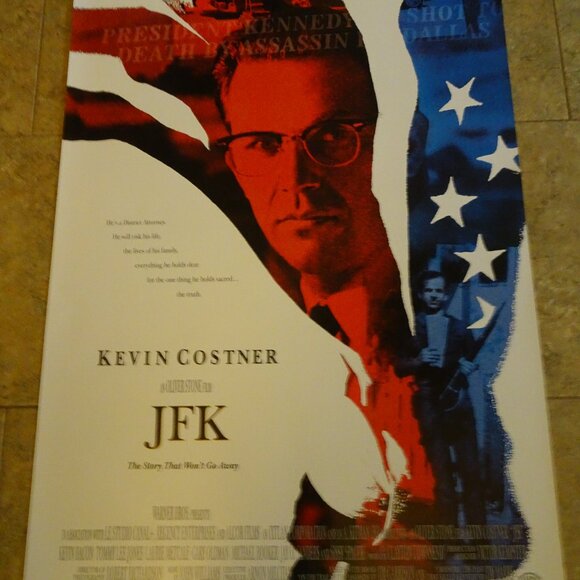 Warner Bros. | Art | Jfk Movie Poster With Kevin Costner As Jim Garrison 991 | Poshmark